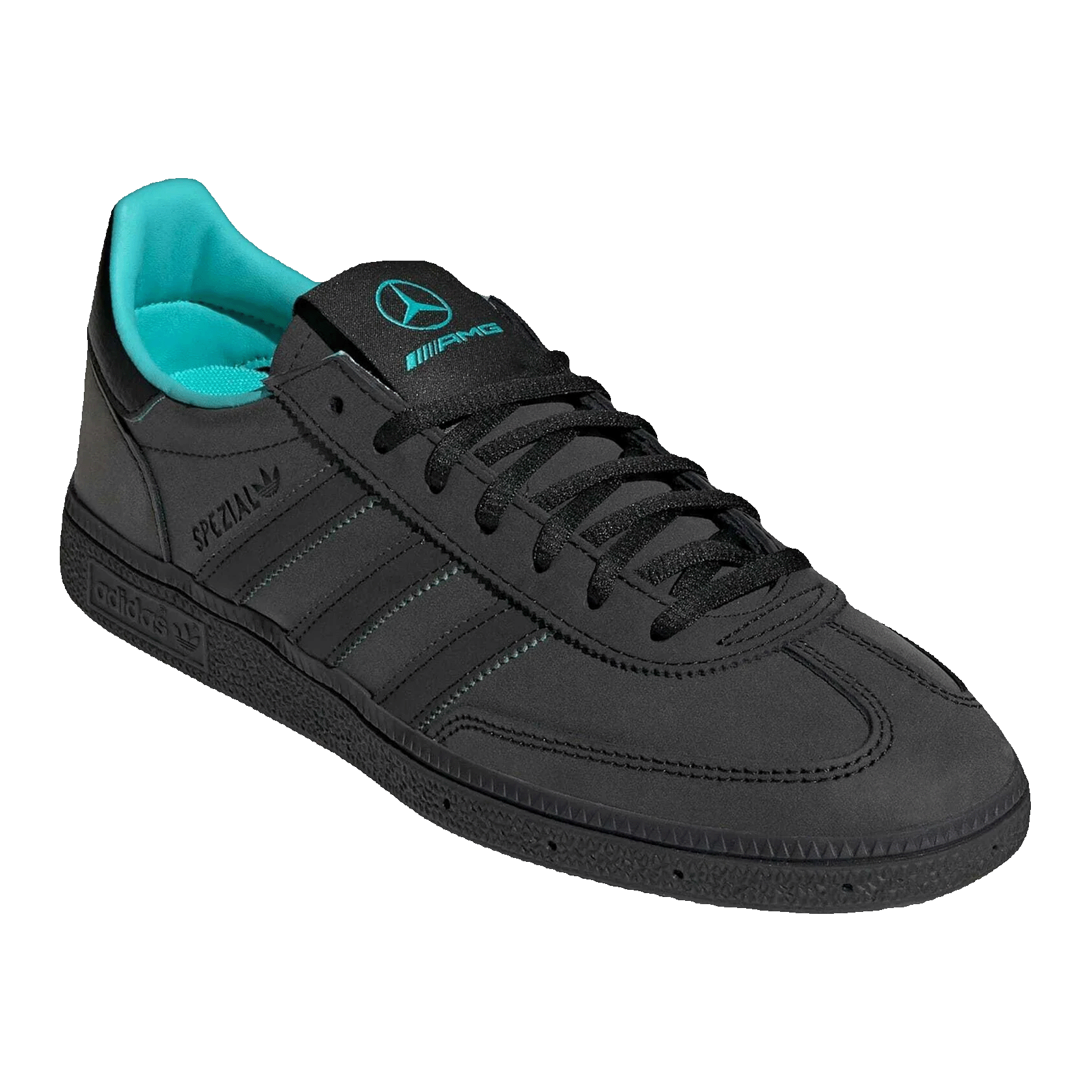 adidas Handball Spezial Mercedes AMG Petronas F1 Team Black Semi Mint ...