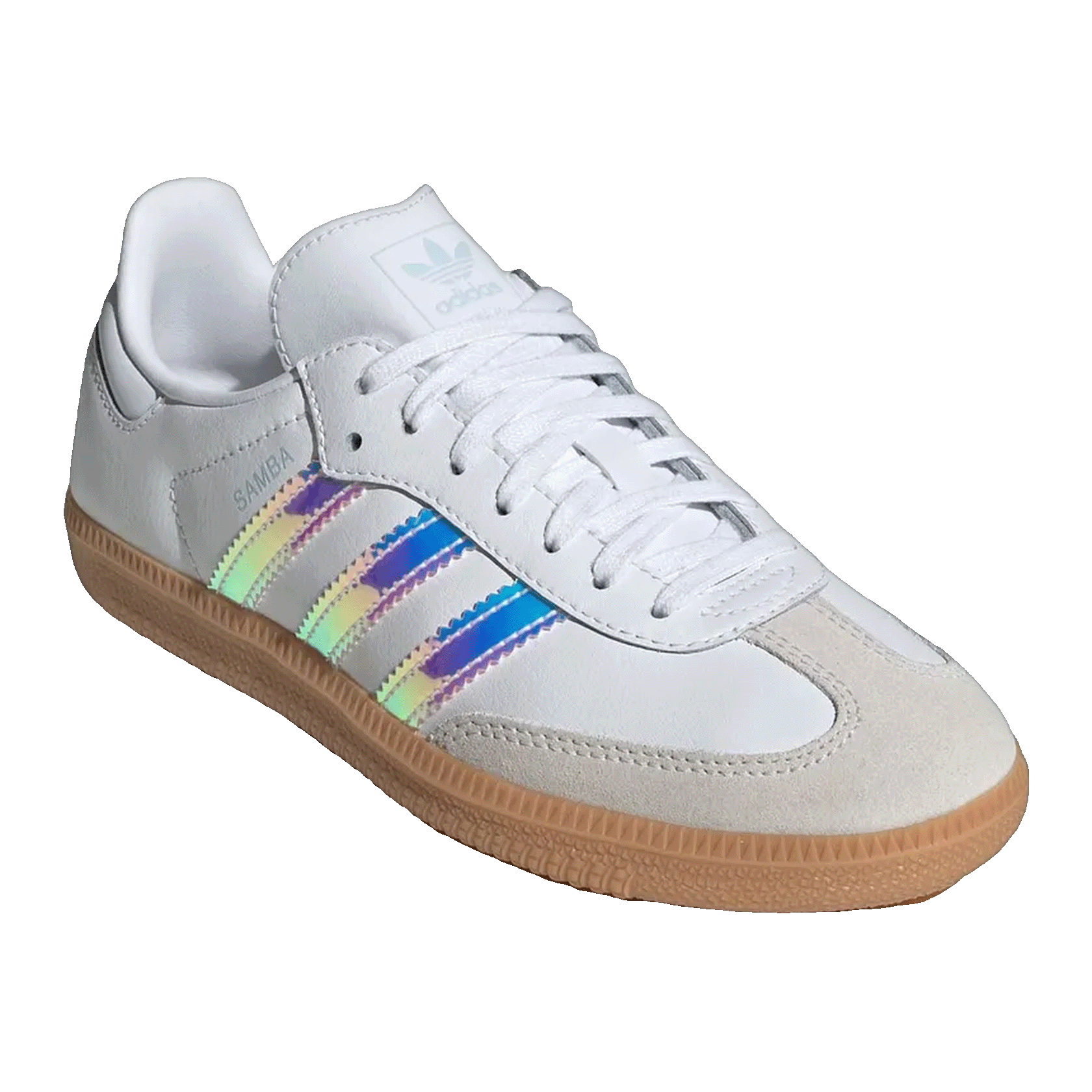 adidas Samba OG White Iridescent Stripes (GS) - JQ2851 – Forty Four Sneaker