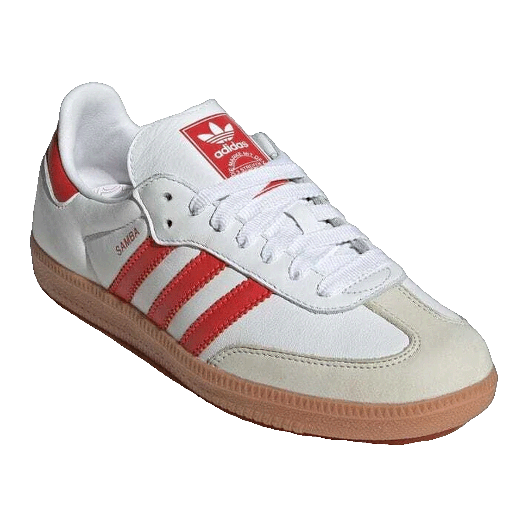 adidas Samba OG White Solar Red Gum (W) - IF6513 – Forty Four Sneaker