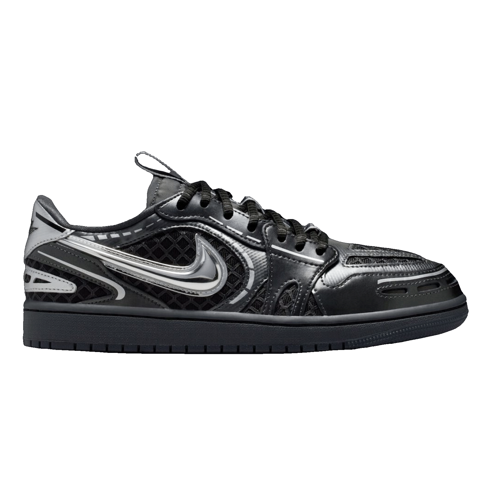 Nike Air Jordan 1 Low Method of Make V3 Black Metallic Silver (W ...