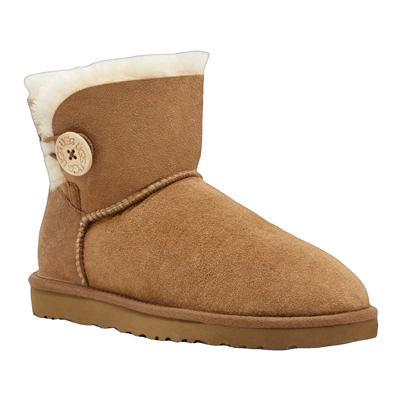 UGG Mini Bailey Button II Chestnut (W) - 1016422-CHE – Forty Four Sneaker